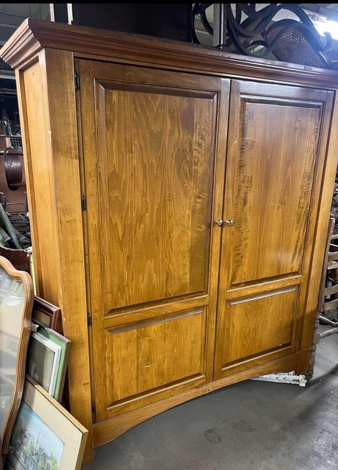 Large Wooden Multi-Functional Cabinet – Keith Hall Antiques